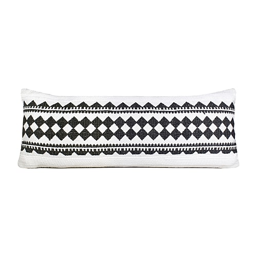 Click here for LR Home Juan Bohemian Lumbar Pillow  One Size  Bla... prices