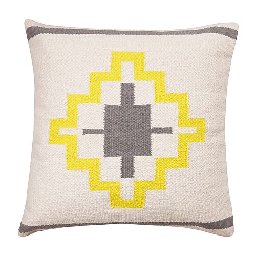 LR Home Max Southwestern Square Throw Pillow  One Size  Gray