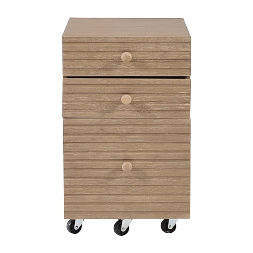 Click here for Harbour Rolling File Cabinet  One Size  Brown prices