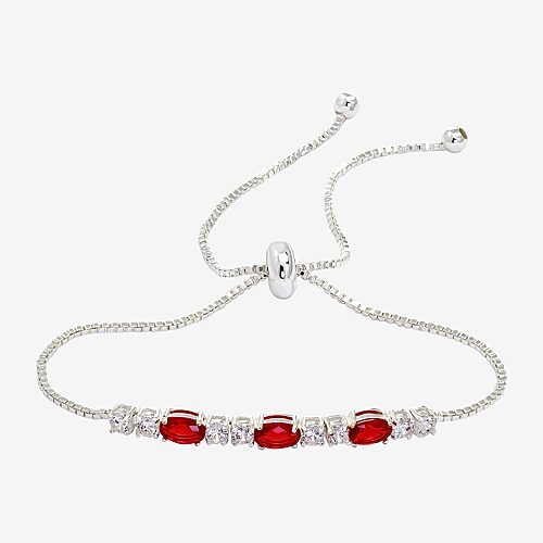 Click here for Sparkle Allure Birthstone Womens Red Cubic Zirconi... prices