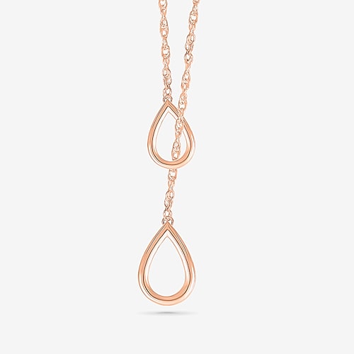Click here for Womens 10K Gold 18 Inch Y Necklace  One Size prices