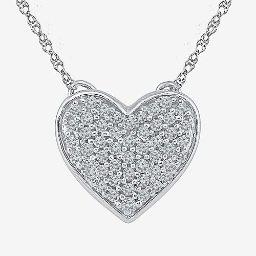 Click here for Womens Diamond Accent Natural White Diamond Sterli... prices