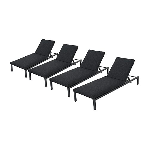 Click here for Navan Adjustable 4-pc. Lounge Chair  One Size  Bla... prices