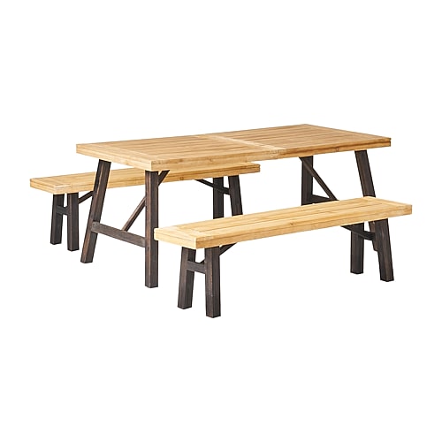 Click here for Boracay Picnic Table  One Size  Gray prices