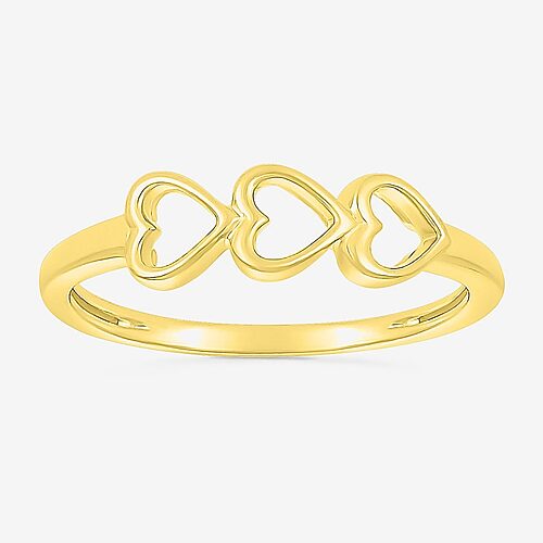 Click here for Womens 4.5MM 10K Gold Heart Band  6 prices