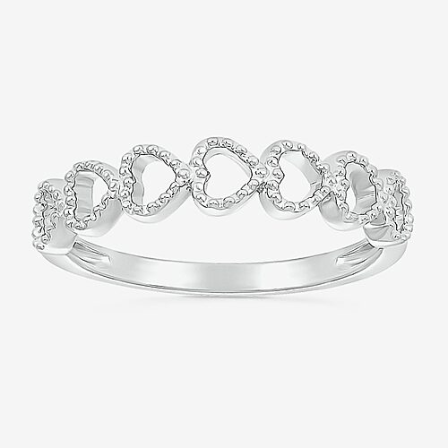 Click here for Womens 4MM 10K Gold Heart Band  6 prices