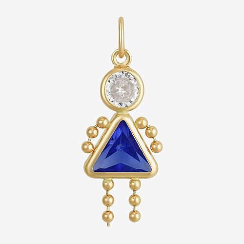 Click here for 10K Gold September Birthstone Babies Girl Charm  O... prices
