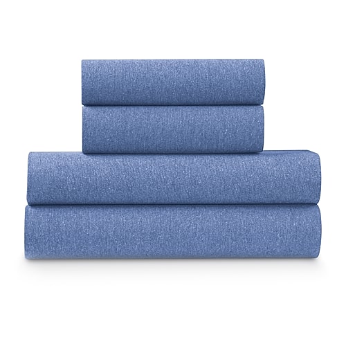 Click here for Ella Jayne Soft Heather Jersey Knit 4-Pc. Sheet Se... prices