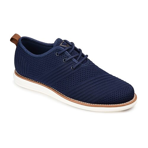 Click here for Vance Co. Mens Novak Knit Dress Shoes - Navy prices