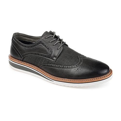 Click here for Vance Co. Mens Warrick Wingtip Derby Shoes - Gray prices