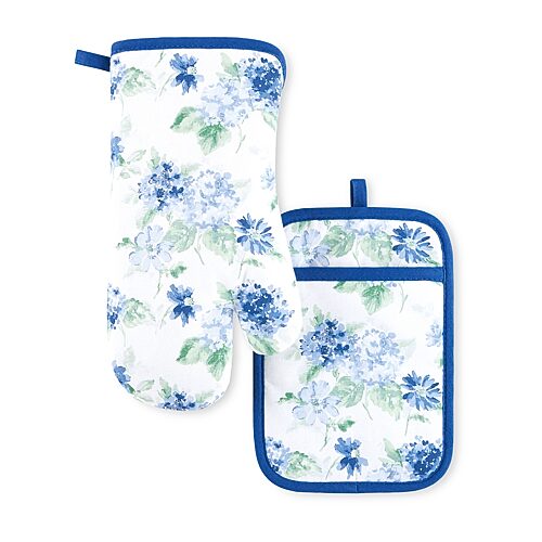 Click here for Martha Stewart Amber Floral Oven Mitt Pot Holder O... prices