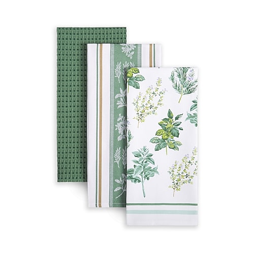 Click here for Martha Stewart Herbs Lint-Free Kitchen Towel 3-Pac... prices