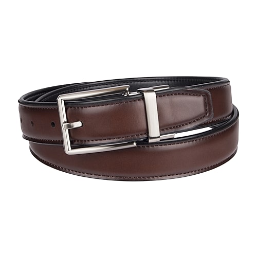 Click here for Dockers Stretch Dress Mens Belt - Black/Cognac prices