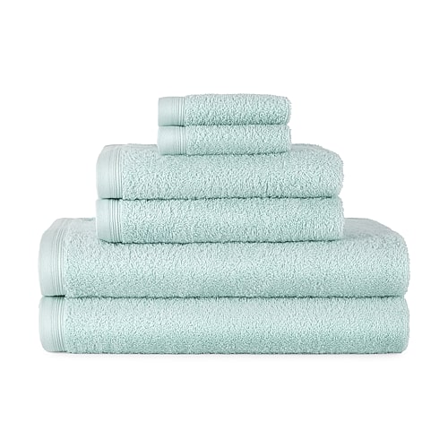 Click here for Home Expressions Solid & Stripe Bath Towel  One Si... prices