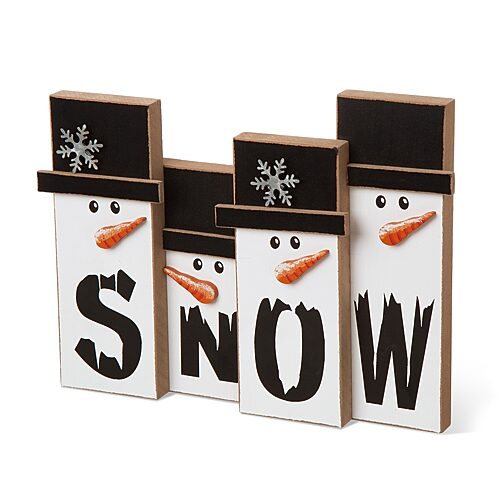 Click here for Glitzhome Wooden Snowman Family Christmas Tabletop... prices