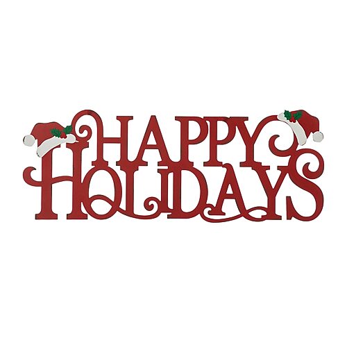 Click here for Glitzhome Metal Christmas Decor Wall Sign  One Siz... prices