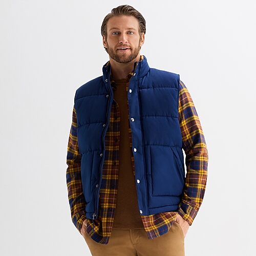 Click here for St. Johns Bay Quilted Cargo Mens Heavyweight Puffe... prices