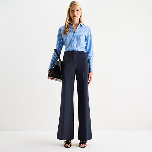 Click here for Worthington Womens Fit and Flare Pant  6  Blue prices