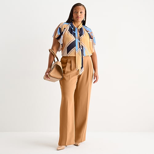 Click here for Worthington Plus Womens Everyday Pant  24w  Brown prices