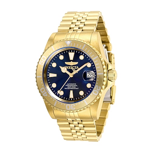 Click here for Invicta Pro Diver Mens Automatic Gold Tone Stainle... prices