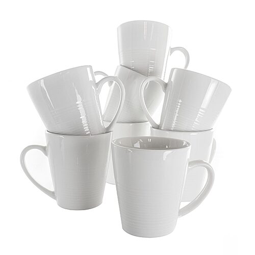 Click here for Elama Amie 8-pc. Coffee Mug  One Size  White prices