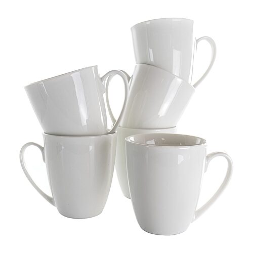 Click here for Elama Rosales 6-pc. Coffee Mug  One Size  White prices