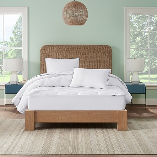 Click here for Serta Ocean Breeze Down Alternative Comforter  One... prices