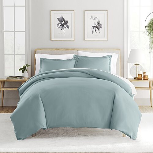 Click here for ienjoy Home Double Brushed Solid Duvet Cover Set... prices