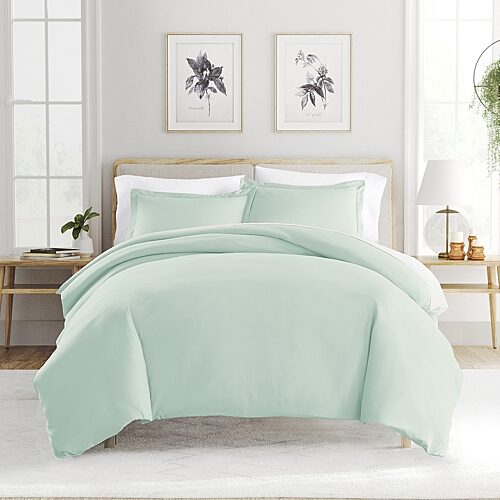 Click here for ienjoy Home Double Brushed Solid Duvet Cover Set... prices