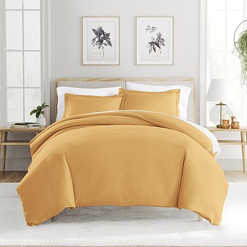 Click here for ienjoy Home Double Brushed Solid Duvet Cover Set... prices