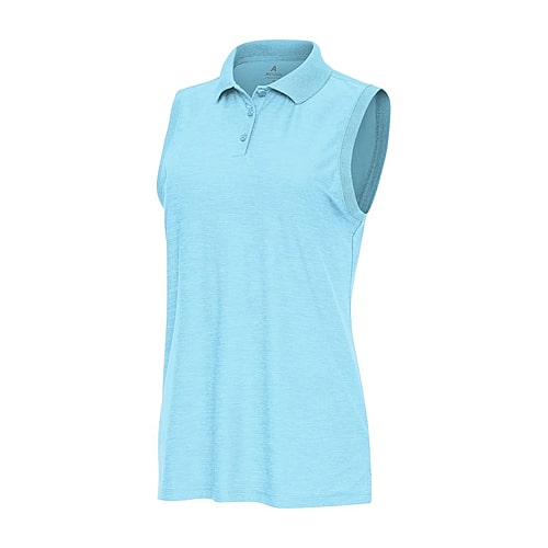 Click here for Antigua Recap Womens Golf Sleeveless Polo Shirt  X... prices