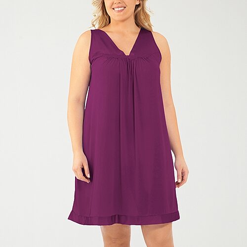 Click here for Exquisite Form Womens Sleeveless V Neck Nightgown... prices