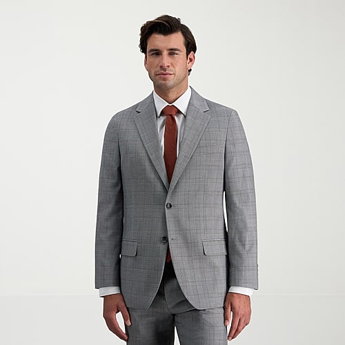 Click here for Haggar JMH Tailored Mens Modern Fit Plaid Suit Jac... prices