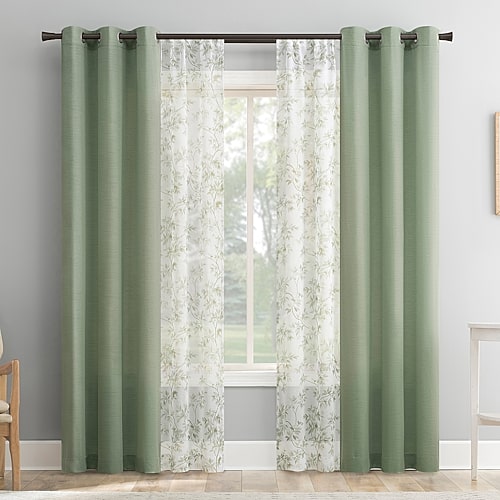 Click here for No 918 Harmon Print Grommet Top Light-Filtering Se... prices
