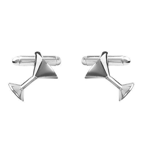 Click here for Martini Glass Cuff Links  One Size  Silver prices