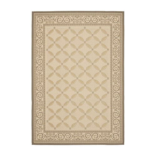 Safavieh Courtyard Collection Anima Geometric Indoor/Outdoor Area Rug  One Size  Beige