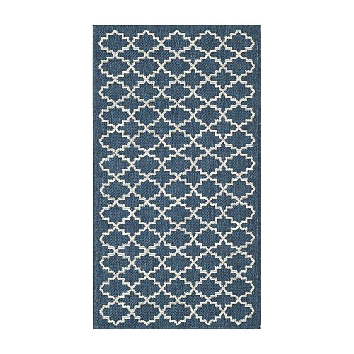 Click here for Safavieh Courtyard CY6919 Navy and Beige 53 x 77 S... prices