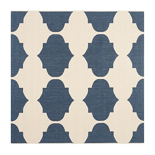 Safavieh Courtyard Collection Celina Geometric Indoor/Outdoor Square Area Rug  One Size  Multiple Colors