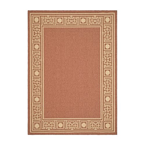 Click here for Safavieh Courtyard CY5143 Rust and Sand 53 x 77 Ou... prices