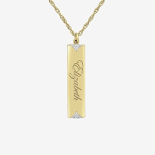 Click here for Personalized Name Womens Diamond Accent Natural Wh... prices