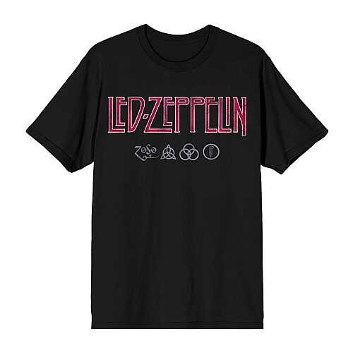 Click here for Led Zepplin Boyfriend Tee Womens Juniors Crew Neck... prices