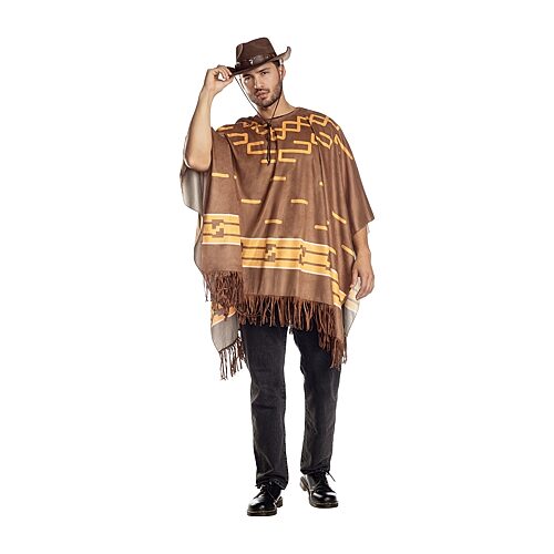 Click here for Unisex Adult Cowboy Poncho Costume  One Size  Brow... prices