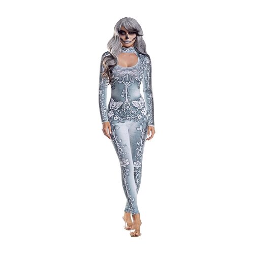 Click here for Womens Beautiful Bones Costume  X-large  Gray prices