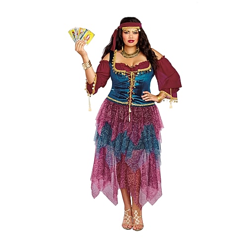 Click here for Womens Gypsy Costume  1x  Red prices