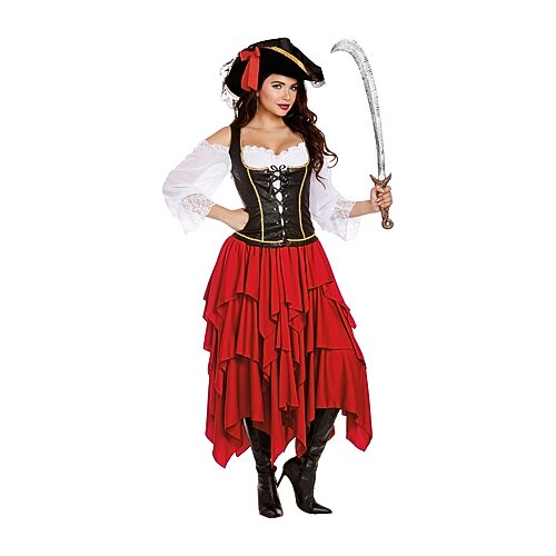 Click here for Womens Ships Ahoy Costume  X-large  Red prices