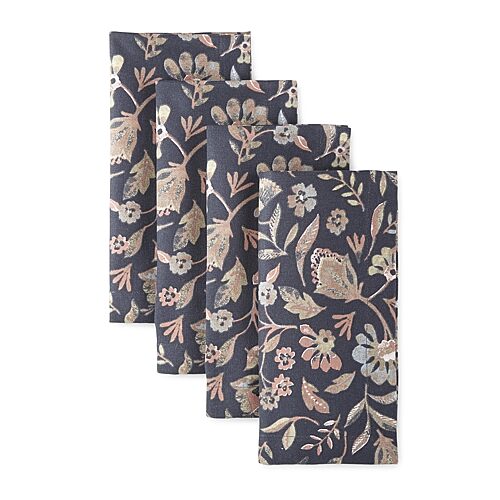 Click here for Linden Street Madison Flower 4-pc. Napkins  One Si... prices