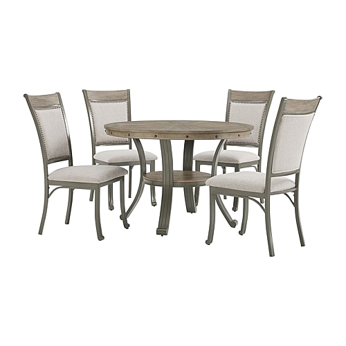 Click here for Firview 5-Piece Dining Set  One Size  Gray prices
