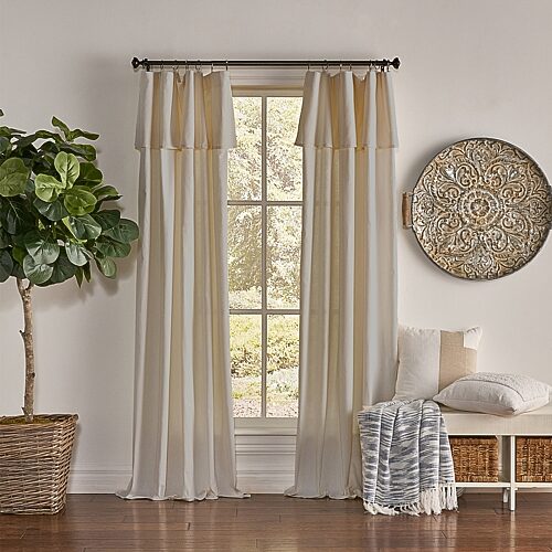 Click here for Mercantile Drop Cloth Tab Top Light-Filtering Sing... prices