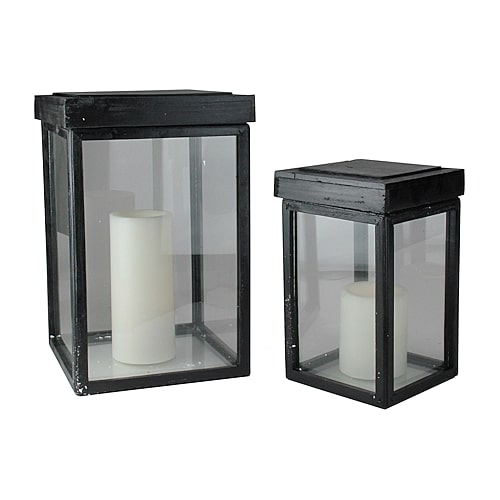 Click here for Set of 2 Lidded Black Fir Wood Display Boxes 16.5... prices