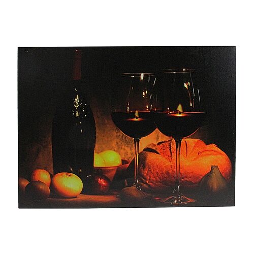 Click here for Orange LED Lighted Flickering Wine Bread and Candl... prices